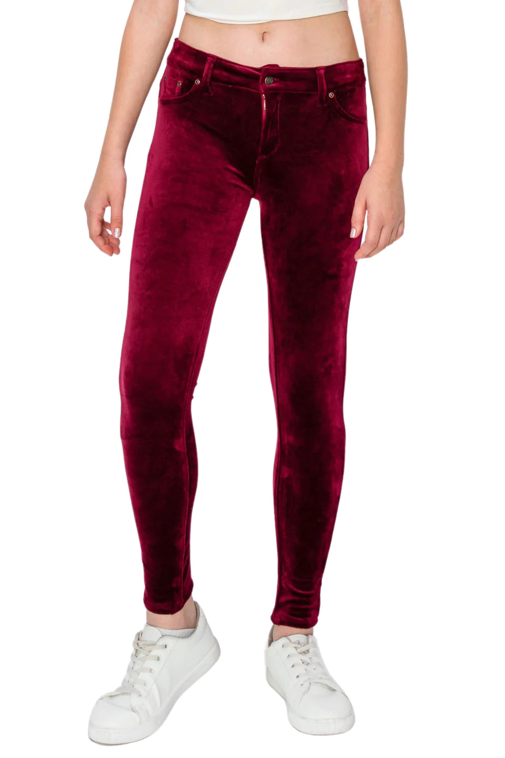 Girls Velvet Skinny Pants – Blessings and Butterflies