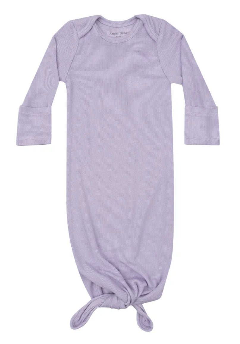 Angel Dear Knotted Gown - Ribbed Orchid Petal – Blessings and Butterflies